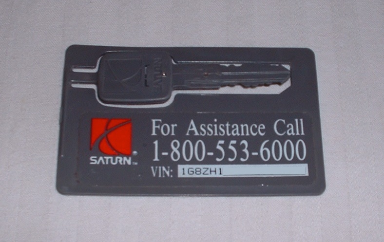 Backup key in wallet??? - Nissan Forum | Nissan Forums